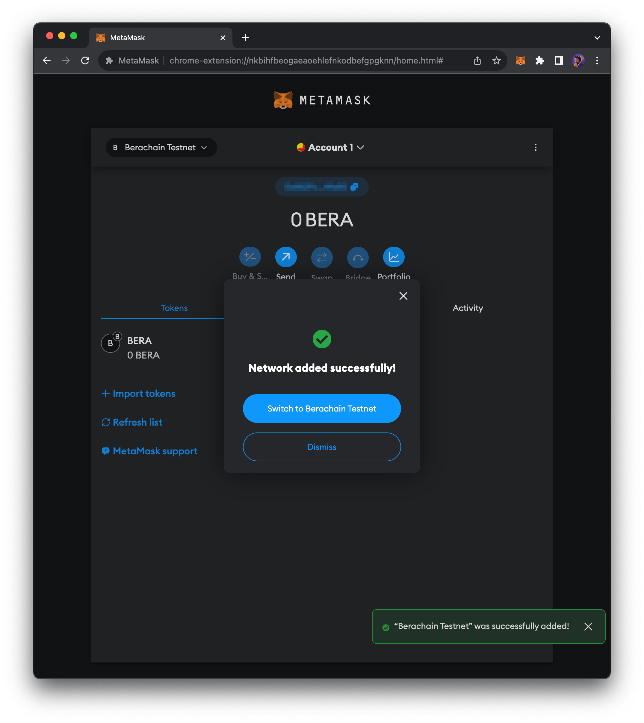 ChainGPT Pad x Berachain: How to Connect Your MetaMask Wallet to Berachain